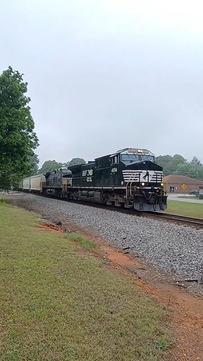 "Just made it" Aggressive DUO "Rollin into Baldwin Ga" Norfolk Southern #4654 - #154@rider22 ...