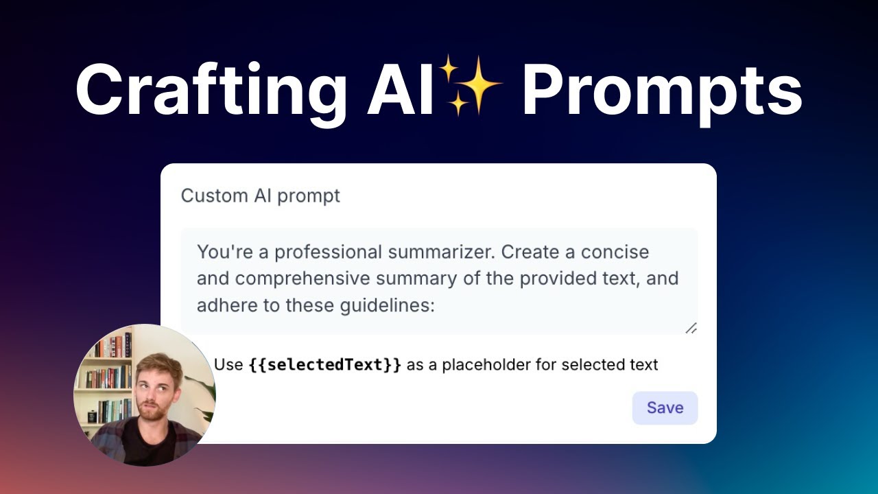 How to write AI prompts: a real-time tutorial - YouTube