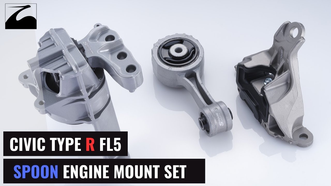 SPOON SPORTS - ENGINE MOUNT SET // FL5 CIVIC TYPE R - YouTube