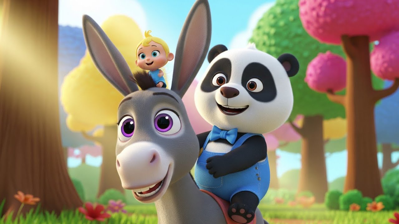 Donkey’s Hee-Haw Tune | Fun Singing Rhyme for Kids - YouTube