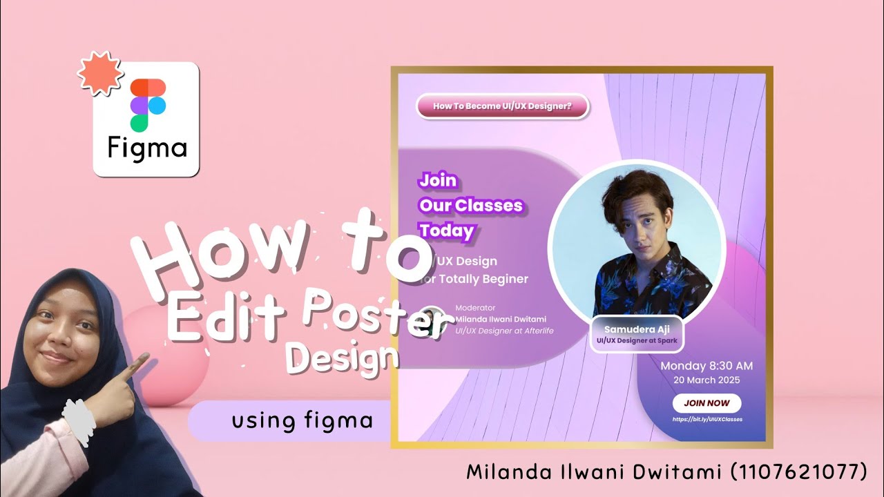 Milanda Ilwani Dwitami | How To Edit Poster Design Using Figma | UTS Intermediate English - YouTube