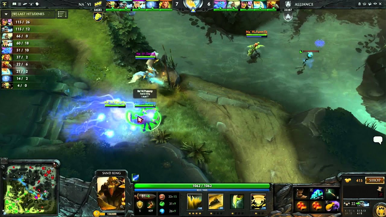 Na'Vi vs Alliance UB Round 3A 1 of 3 English Commentary - YouTube