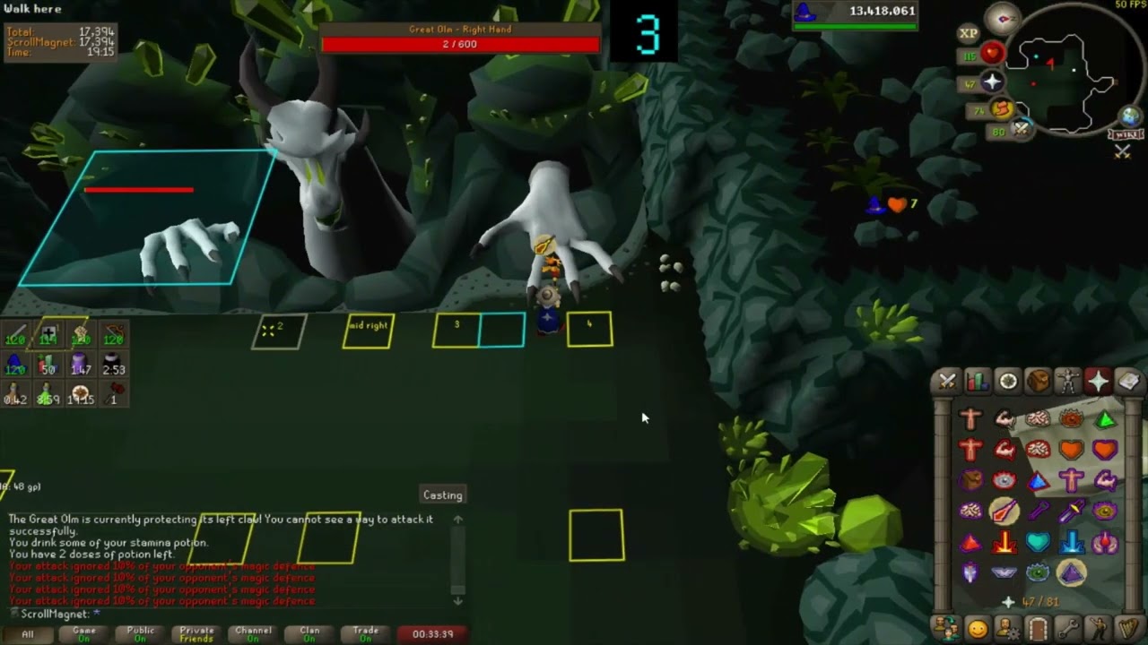 Olm Solo w/ Tumeken's Shadow and Osmumten's Fang - YouTube