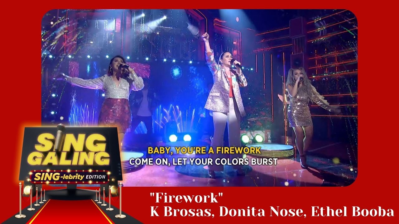 Sing Galing Sing-Lebrity Edition January 1, 2022 | "Firework" K Brosas ...