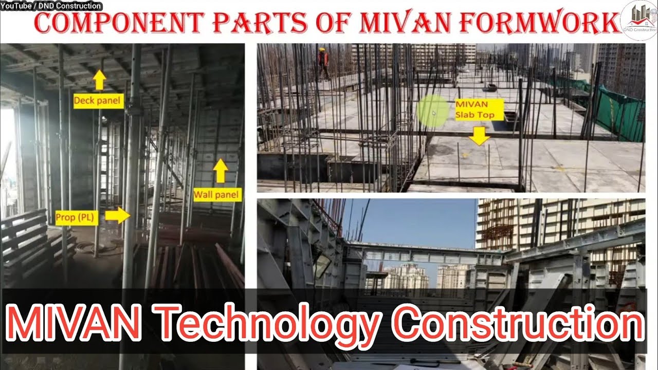 MIVAN Technology construction l Components part of mivan shuttering ...