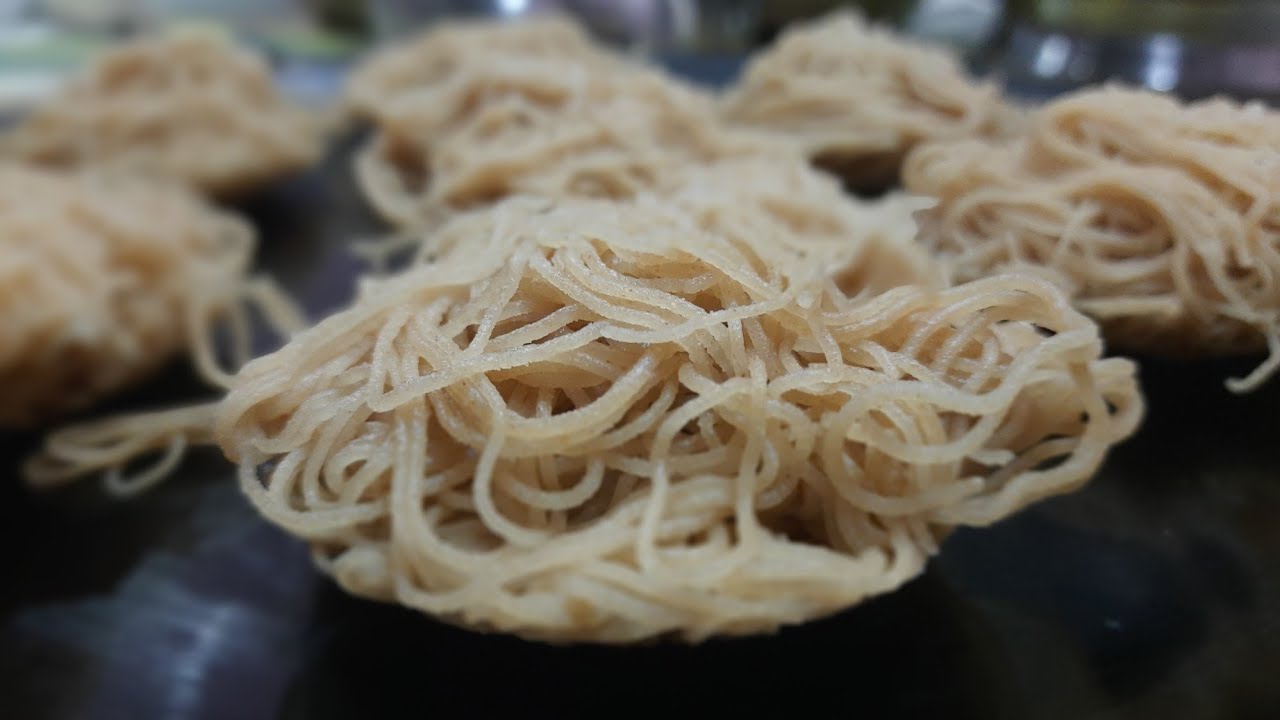 String Hoppers Using Wheat | How to make String Hoppers | Not Only ...