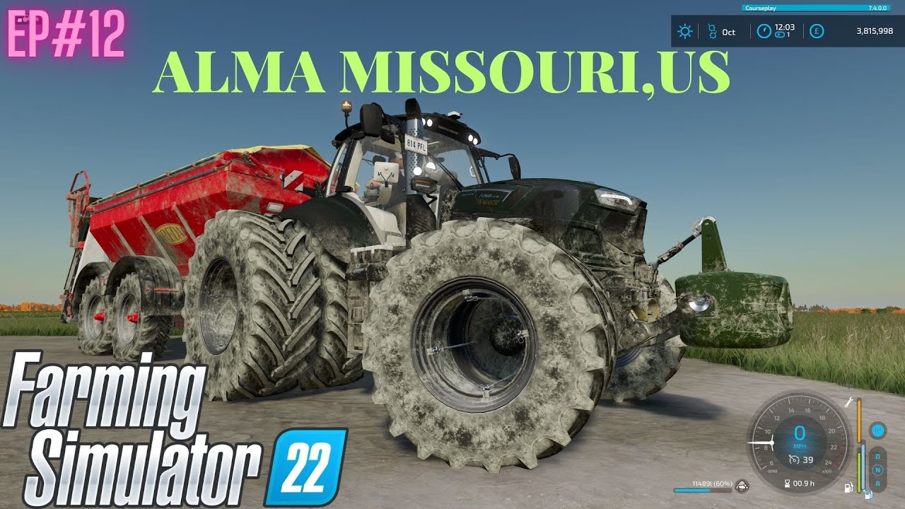 PLOW,LIME SPREAD AND SEEDING || FARMING SIMULATOR 22 || GAMEPLAY EP#12 ...