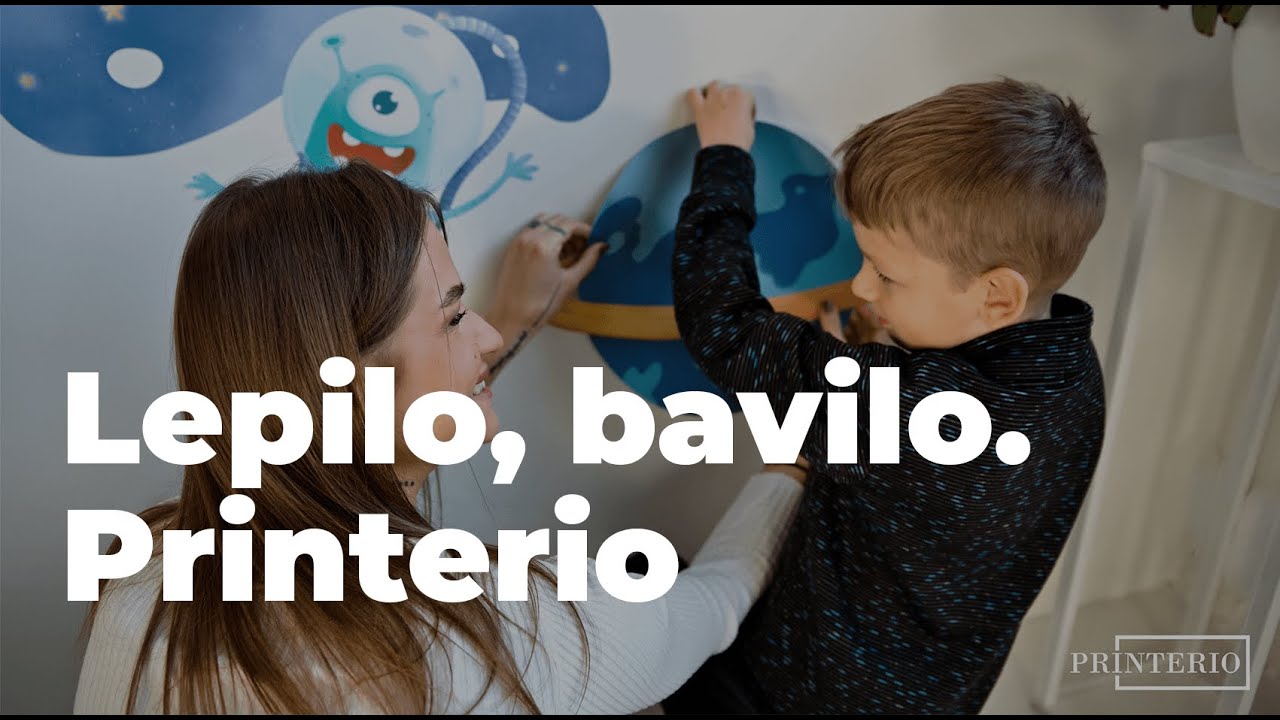 Printerio - Originální samolepky na zeď: Kreativní místnosti pro kreativní bytosti. - YouTube