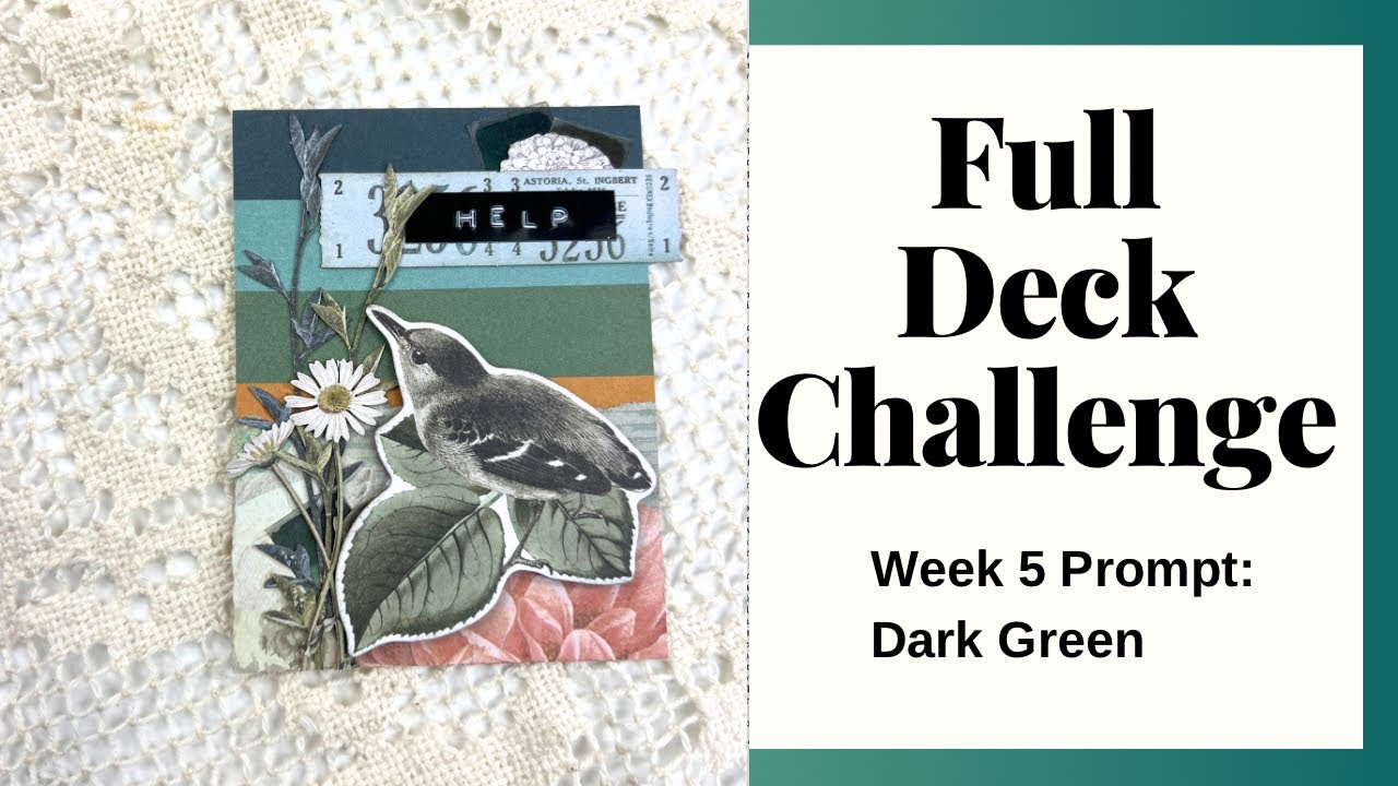 Altered Project Life Card- Full Deck Challenge Prompt 5 #mixedmediaart ...