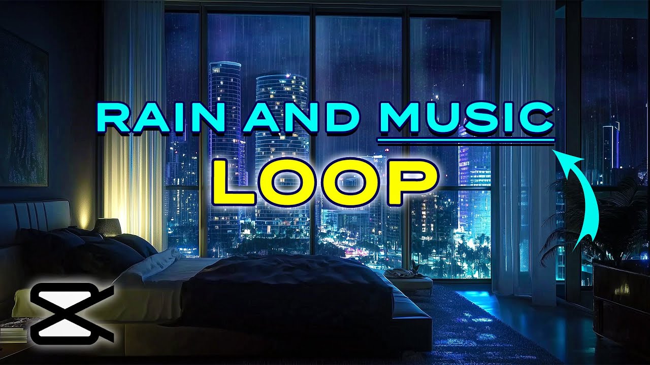 How to Add and Loop Audio for Cozy Ambience Video | CapCut - YouTube