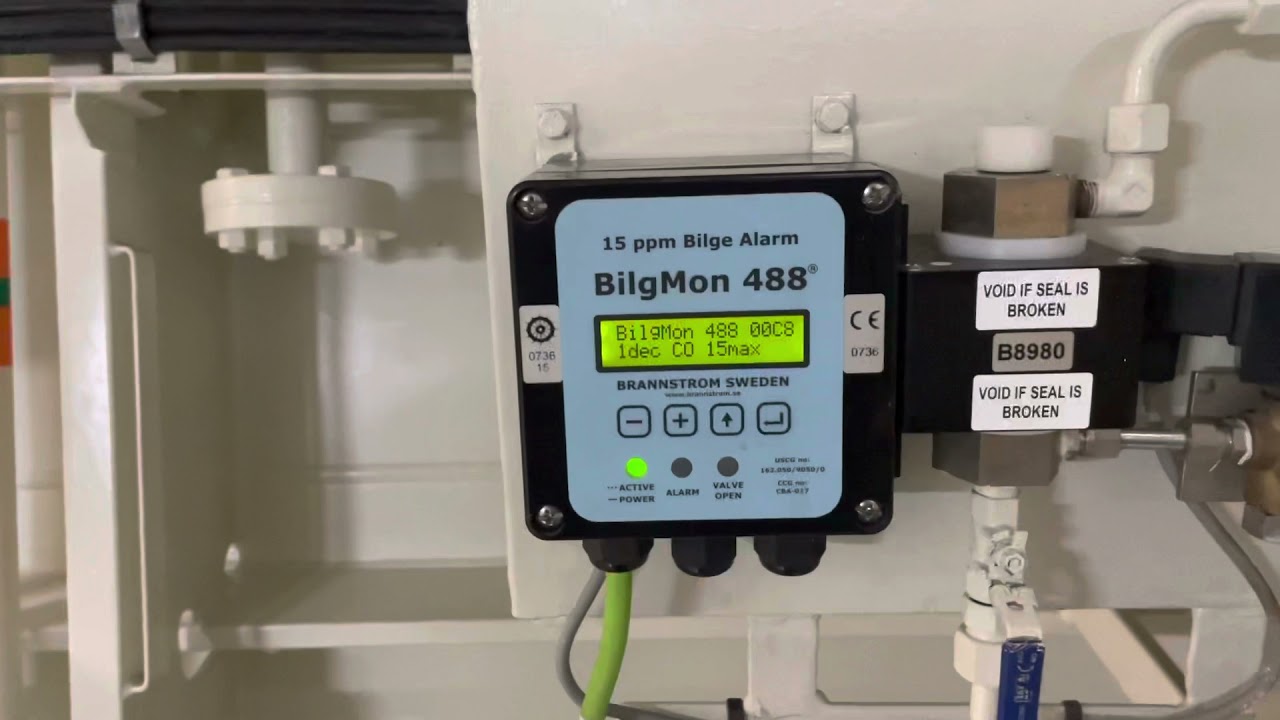 OWS Test BilgMon 488 15PPM Bilge Oily Water Separator Alarm Onboard ...