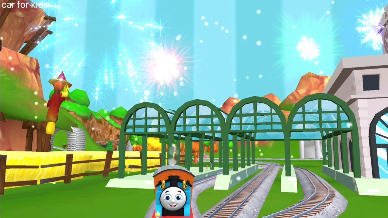 thomas wheel train and happy ending!! #carcartoon #viralvideo #trending ...