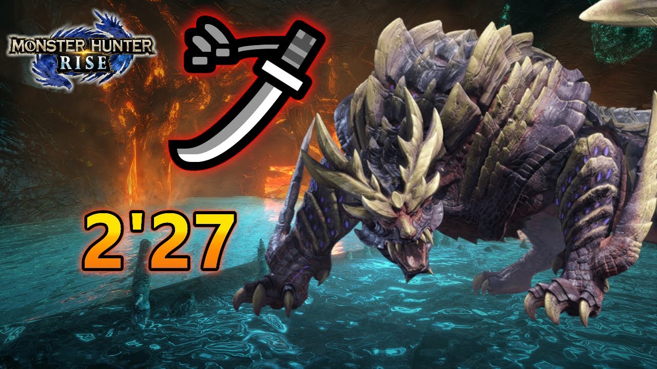Emergency Magnamalo Speedrun Longsword Monster Hunter Rise (PC) - YouTube