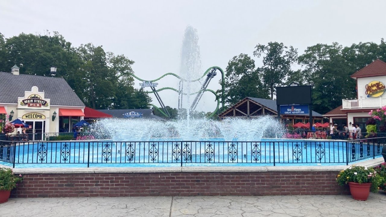 SIX FLAGS GREAT ADVENTURE VISIT (JACKSON NJ) - MEDUSA EL TORO SKY ...