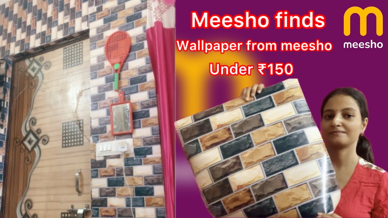 wallpaper from *meesho* / meesho wallpaper under ₹150 / home decoration ...