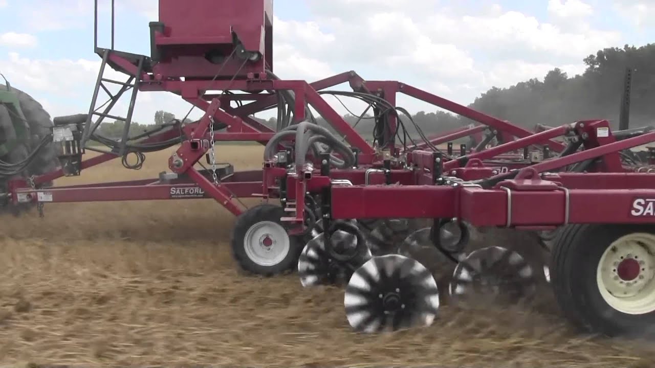 Valmar/Salford Combo Incorporating Cover Crops - YouTube