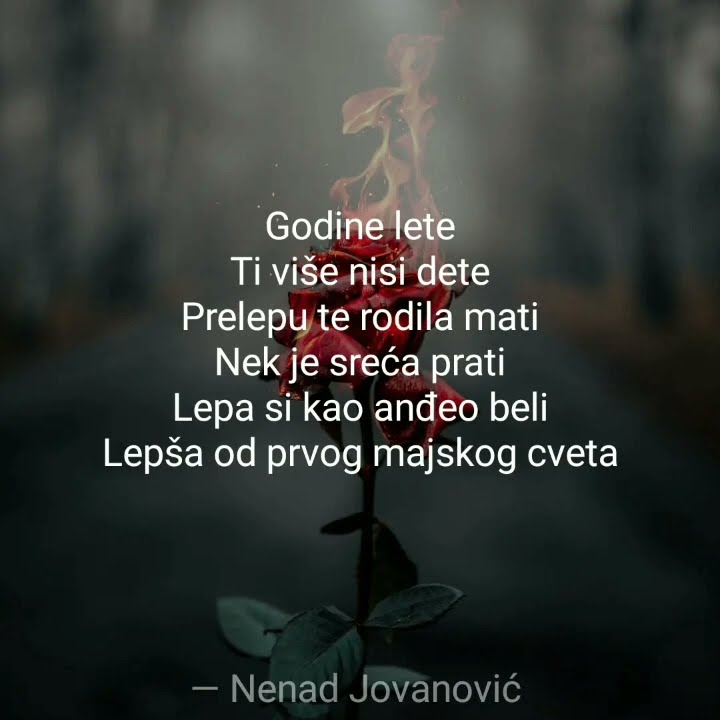 Godine lete Nenad piše pesmice poezija Nenad Jovanović #poezija #pesmice #ljubavnistihovi - YouTube