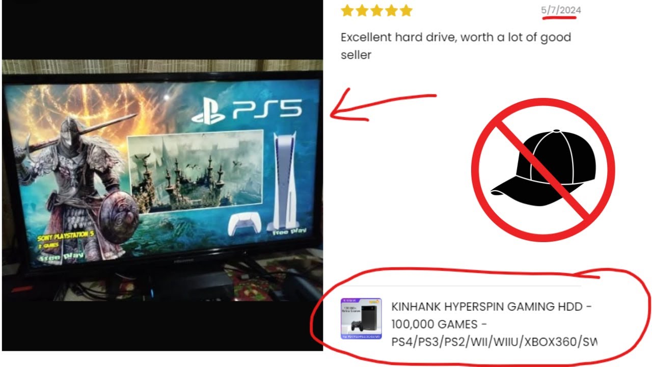 THE NEW KINHANK HYPERSPIN HDD HAS PS5 GAMES TOO! 😯🔥🔥 - YouTube