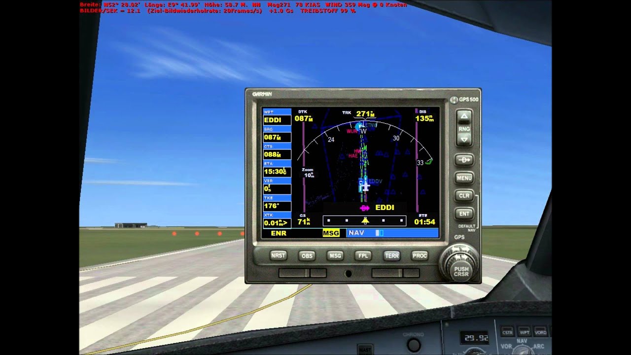 FSX wie benutze ich das GPS! - YouTube