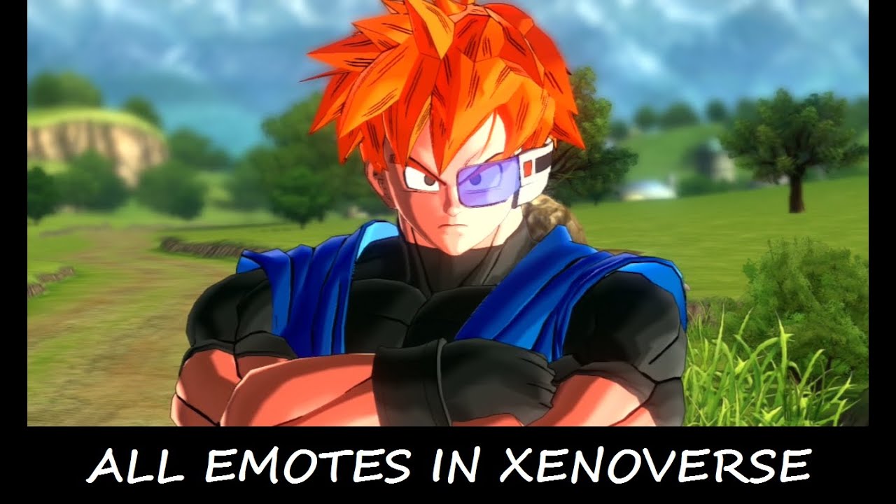 All Emotes In Dragon Ball Xenoverse - YouTube