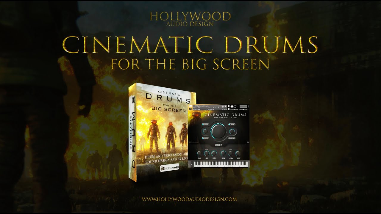 Cinematic Drums for the Big Screen - YouTube