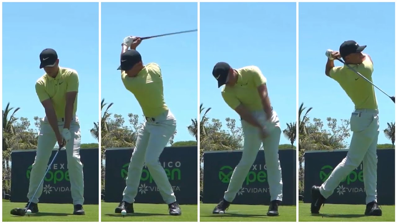 Cameron Champ 370-Yard Driver Swing Slowmotion And Swequence - YouTube