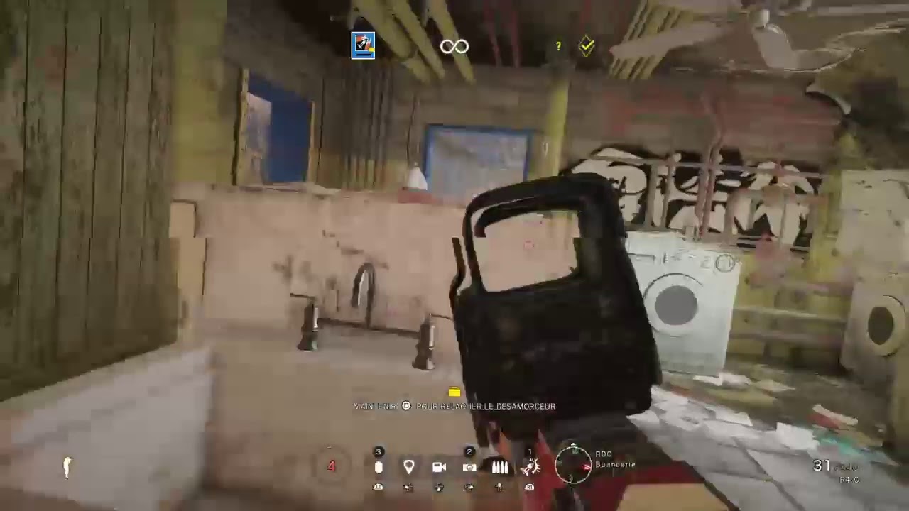 Je test r6 avec un hori tac pro (mini clavier souris) - YouTube