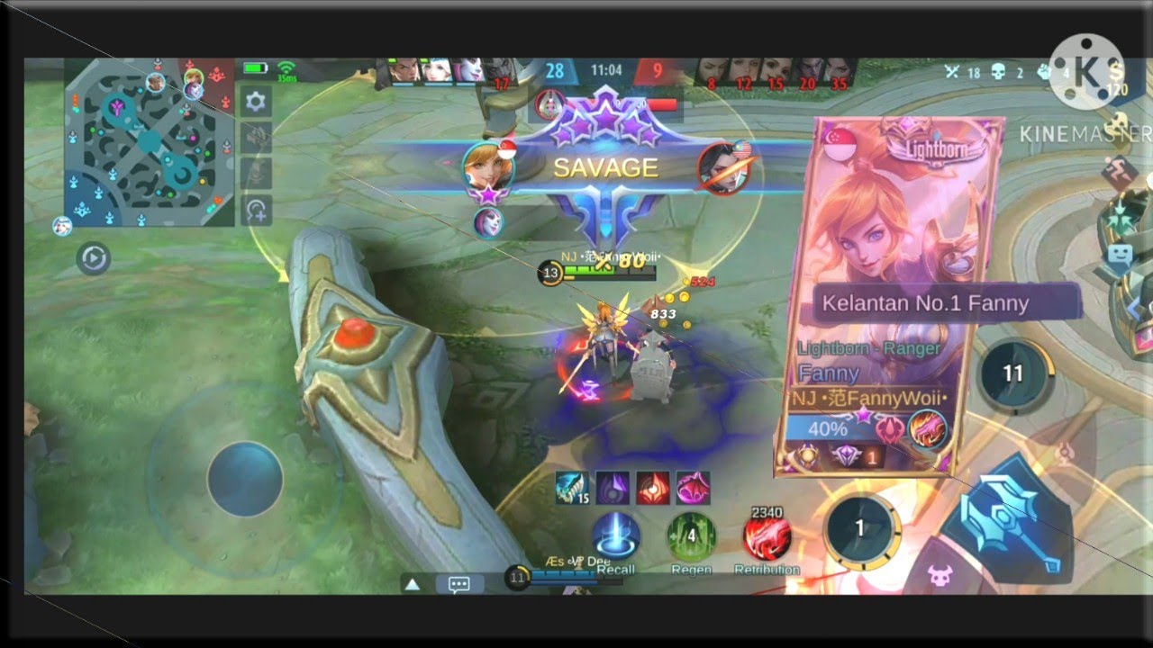 1afk no problem saya carry sampai dapat savage 🌹//Mobile Legend Bang ...