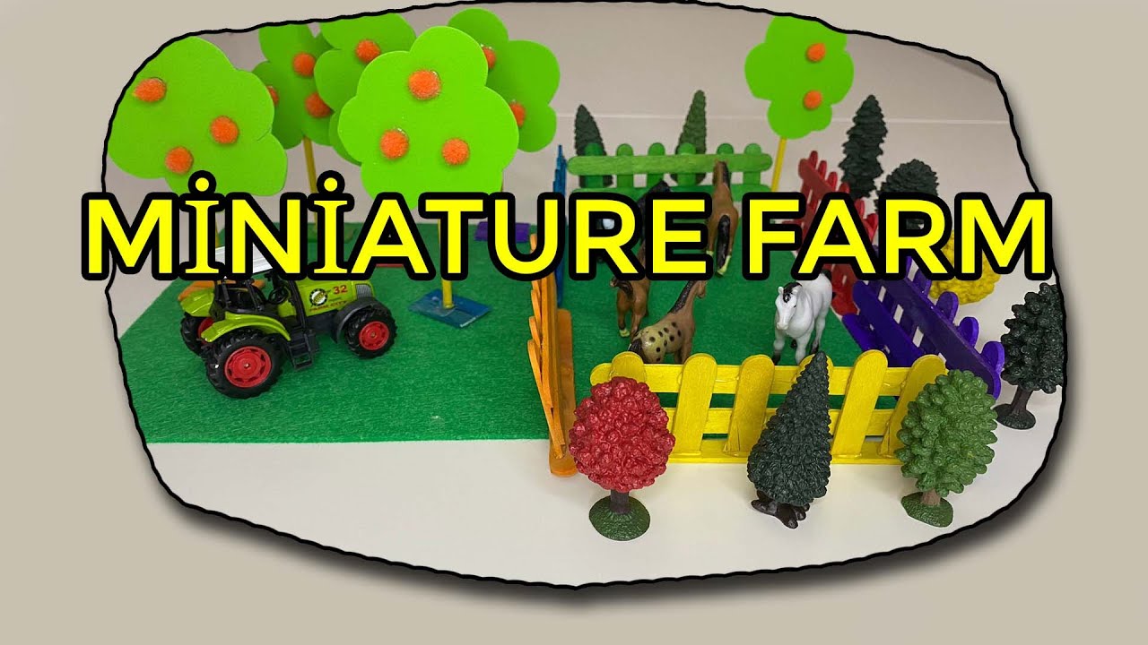 🎉DIY-How To Make Miniature Farm For Kids🧑🏼‍🌾 - YouTube