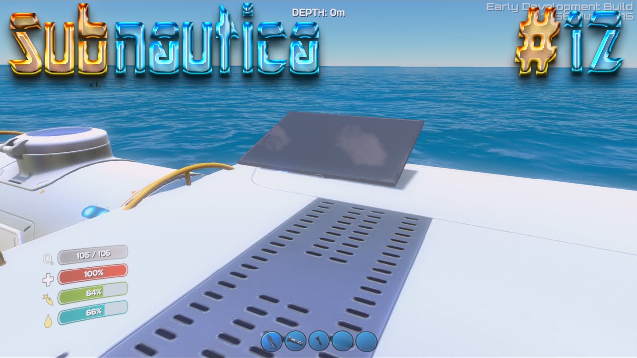 Let's Play Subnautica - Episode 12: Above Water Solar Platform?! - YouTube