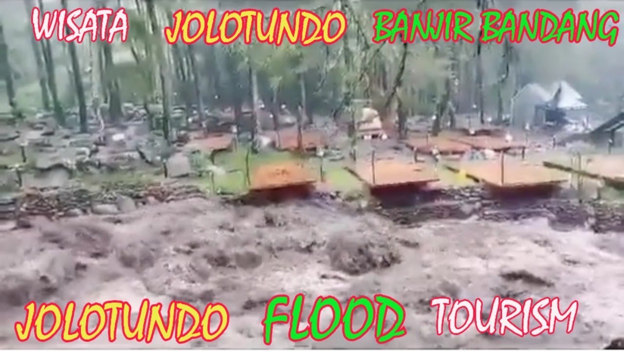 Wisata Jolotundo Banjir Bandang || Jolotundo Flood Tourism - YouTube