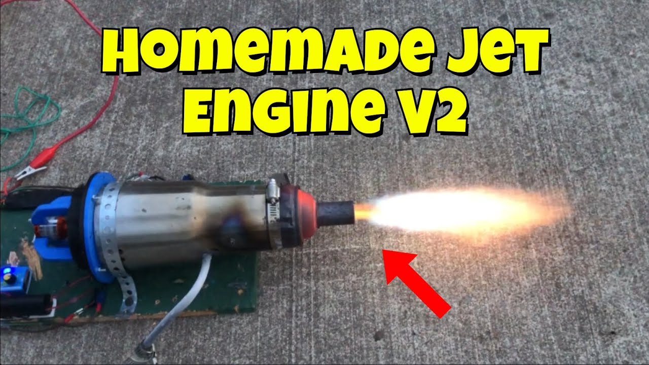 Homemade Jet Engine V2 - YouTube