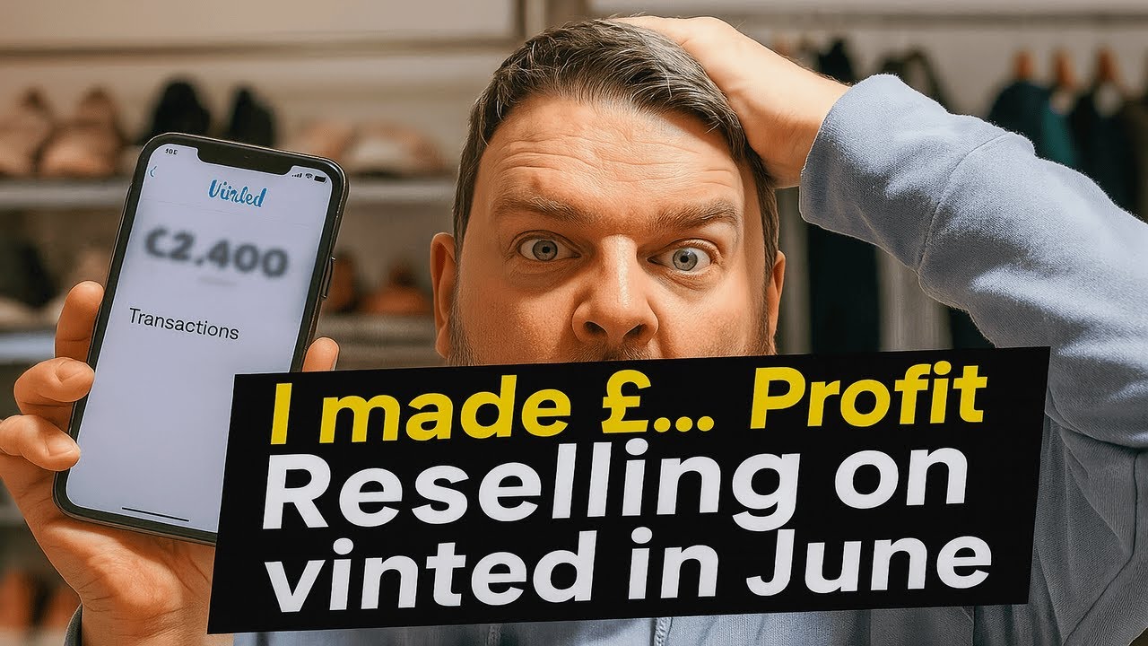 I Made £... Profit Reselling on Vinted in June - YouTube
