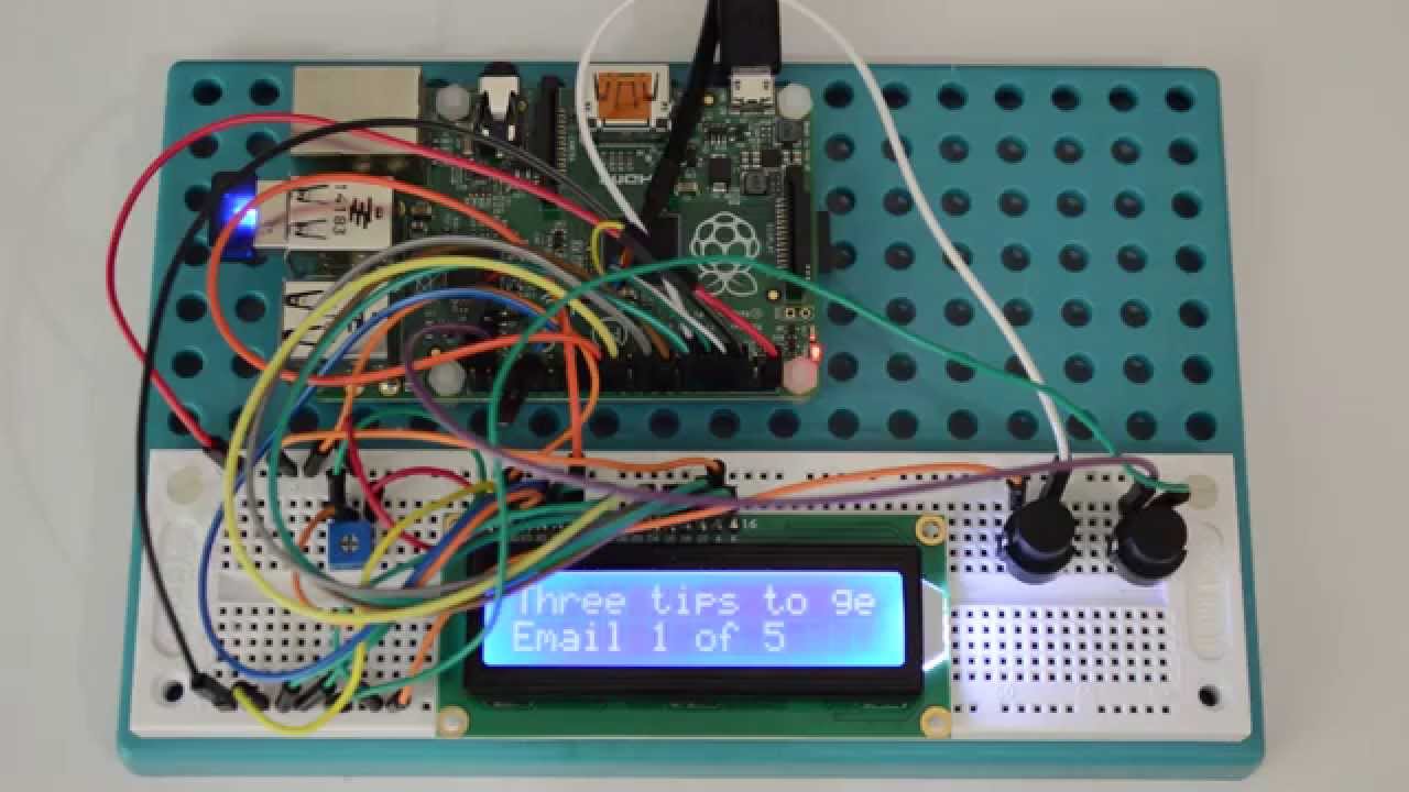 IFB102 - Raspberry Pi Email Reader - YouTube