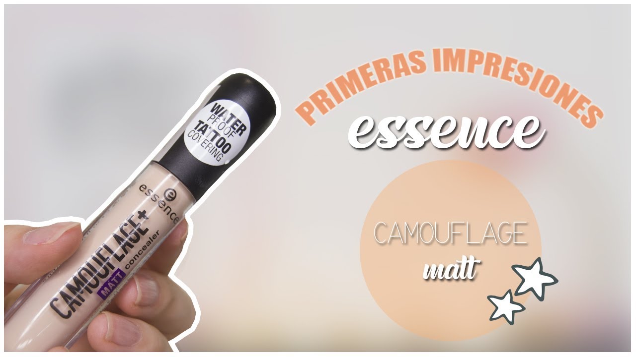 corrector ESSENCE camouflage | PRIMERAS IMPRESIONES | - YouTube