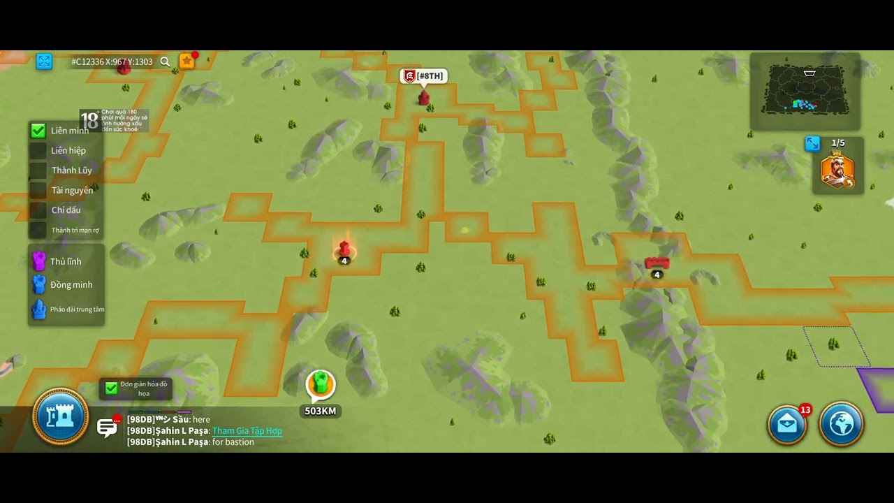 ROK - zone 5 map thần cơ diệu sách - đốt RSS lấy kill nào - YouTube