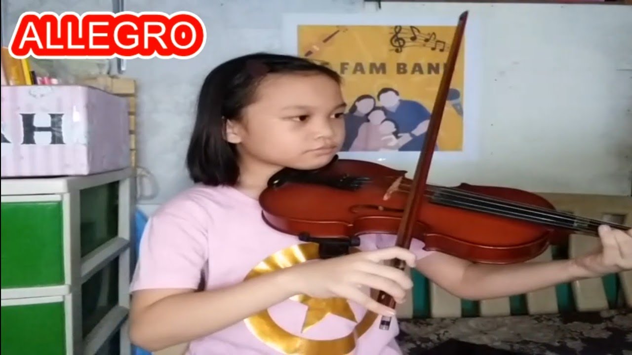 ALLEGRO | SUZUKI VIOLIN VOLUME 1 | VIOLIN FOR BEGINNERS - YouTube