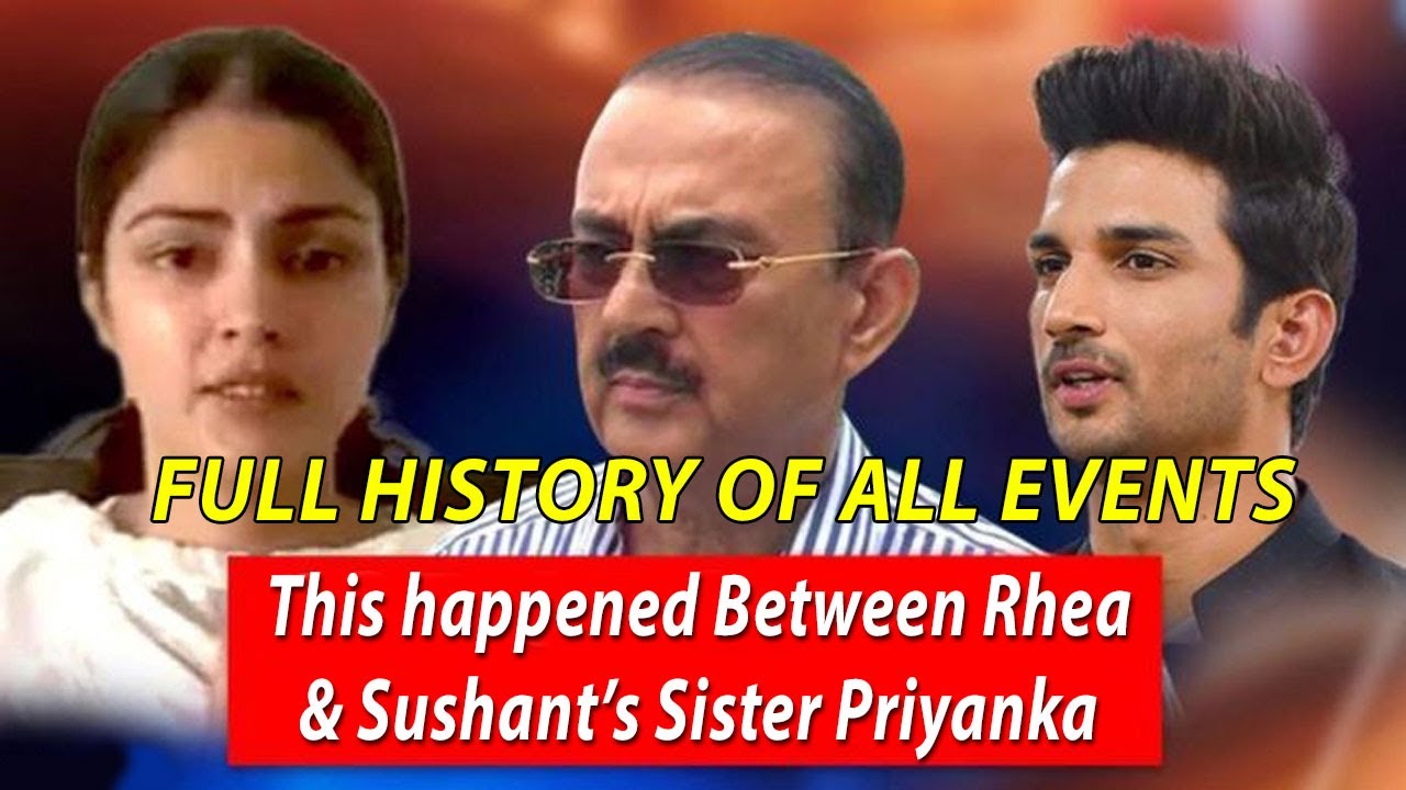 Shocking Rhea & Sushant's Sister History revealed by family Lawyer ...