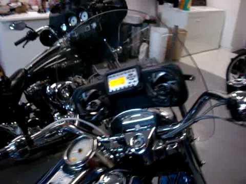 Harley Davidson Road King Windshield Stereo System