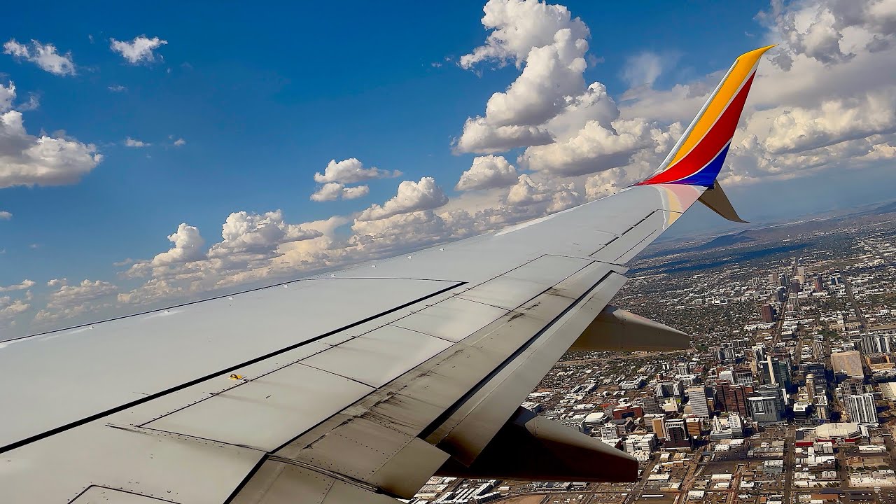 [4K] – Full Flight – Southwest Airlines – Boeing 737-7H4 – PHX-GEG ...