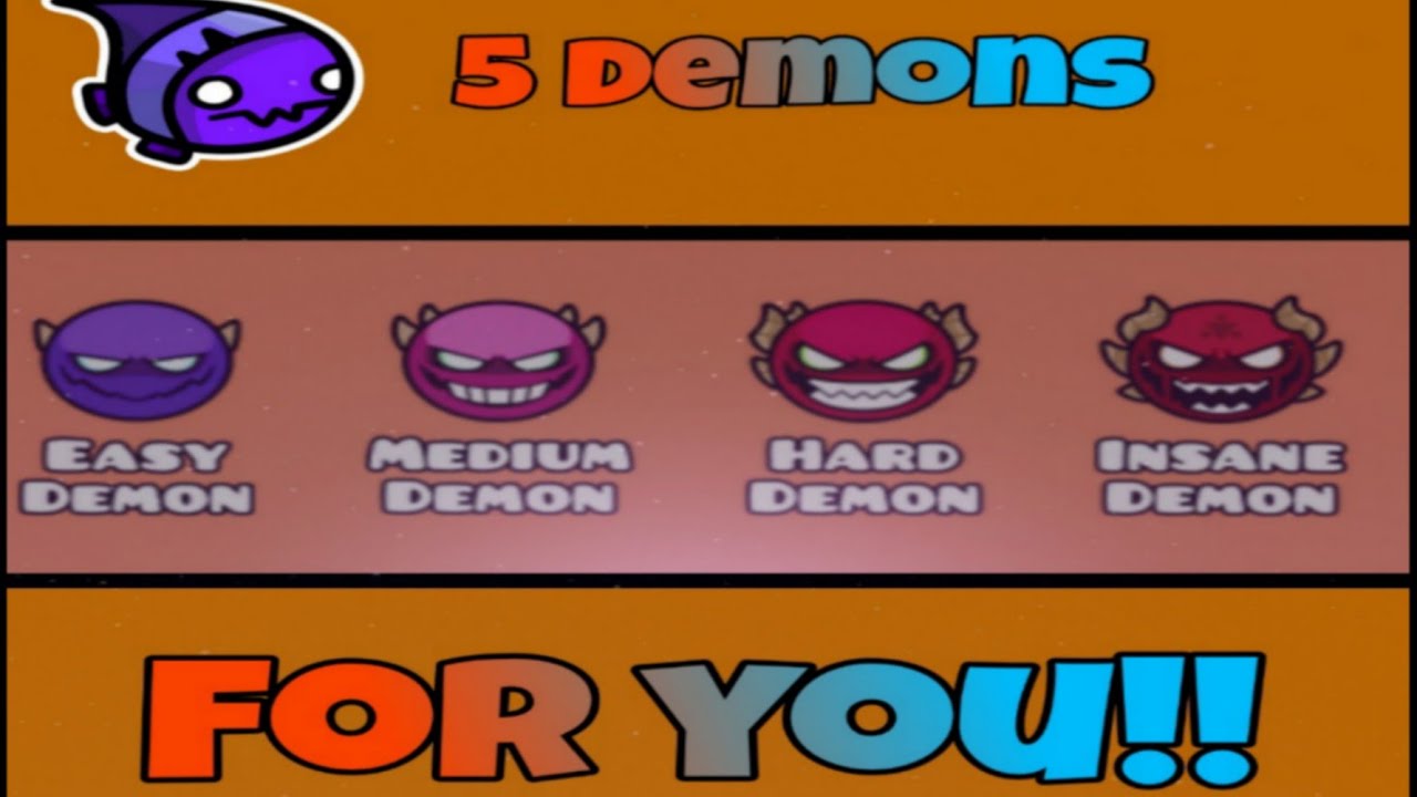 5 DEMON levels that YOU NEED TO PLAY!! - YouTube