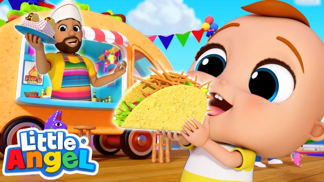 Wheels on the Taco Truck | Baby John's Food Song | Kids Cartoons and ...