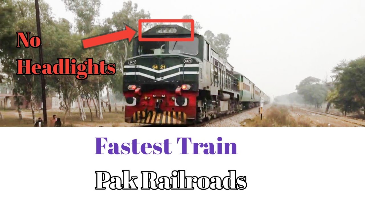 2 trains fastest trains in action rehman baba train vs jaffar express ...