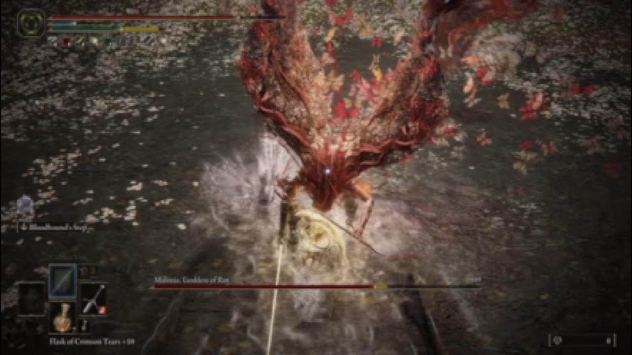 First Time Defeating Malenia-Fire Claymore - YouTube