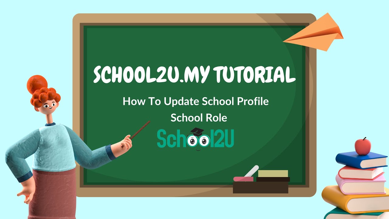 School: How to update school profile - YouTube