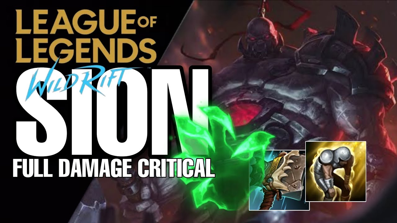 WILD RIFT: ( SEASON 8 ) SION INTING TO WIN THIS MATCH - YouTube