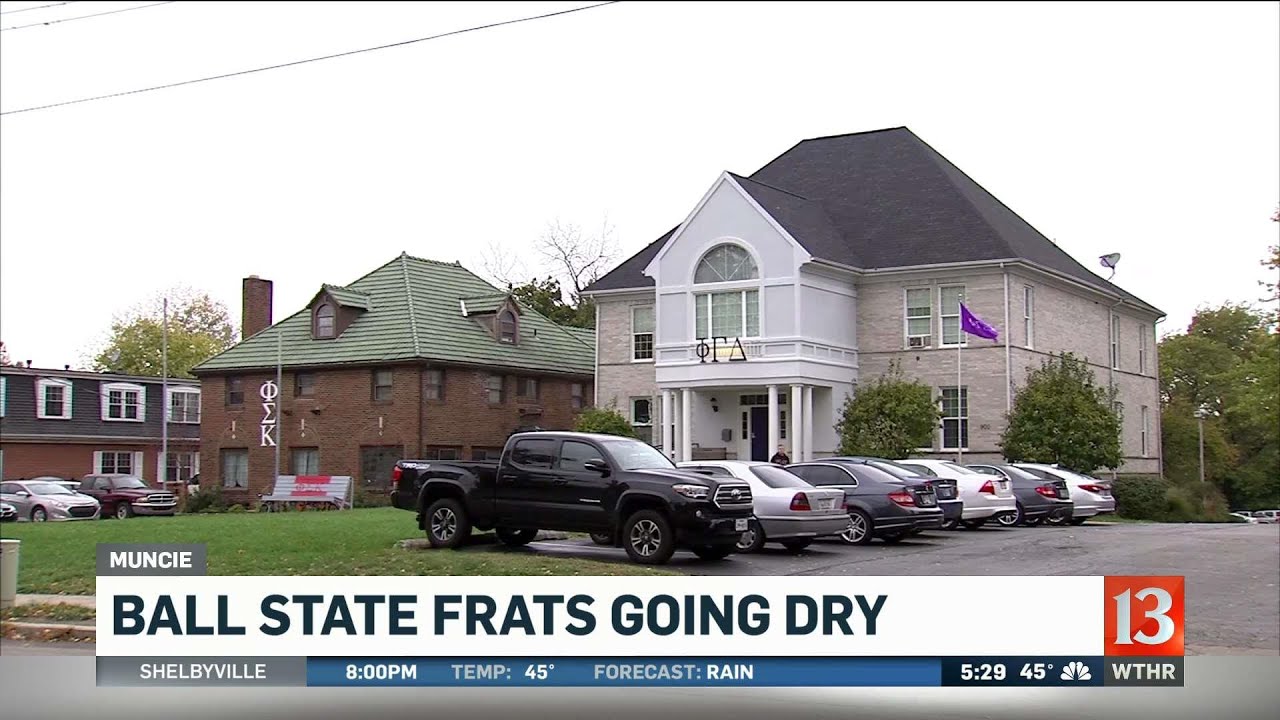 Ball State fraternities going dry - YouTube