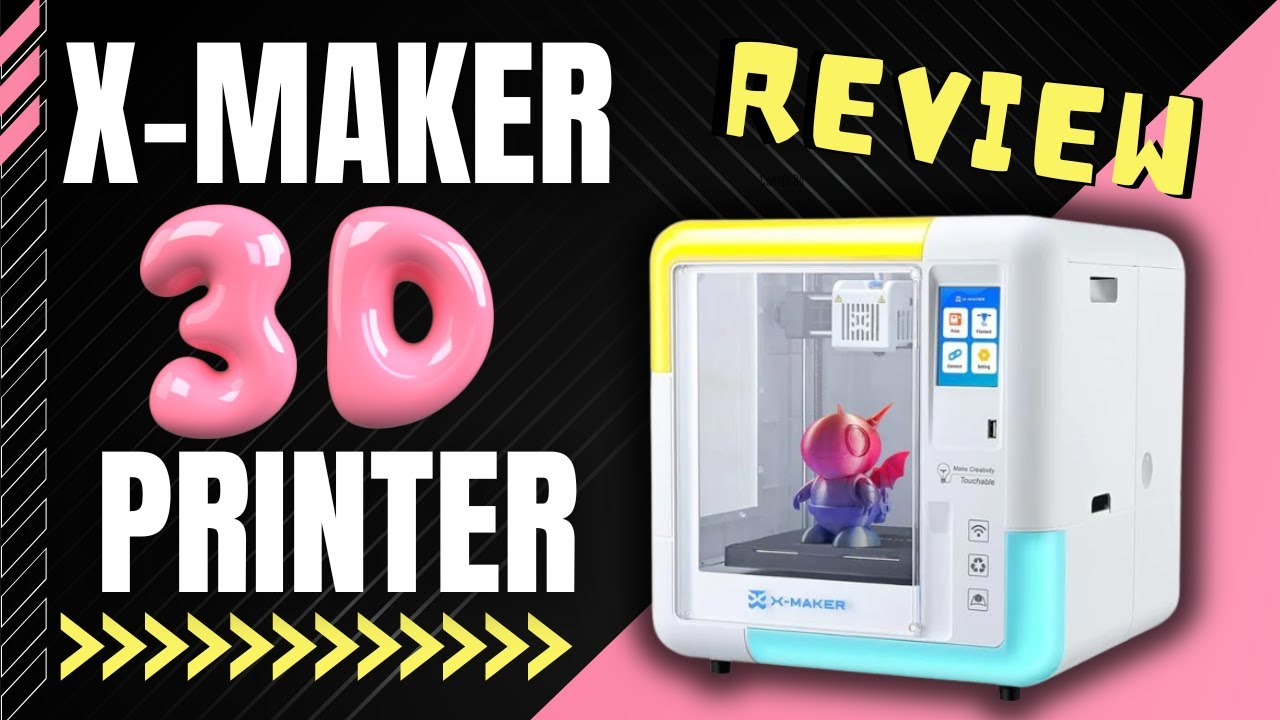 BEST 3D PRINTER FOR BEGINNERS!? [X-Maker Full Review] - YouTube