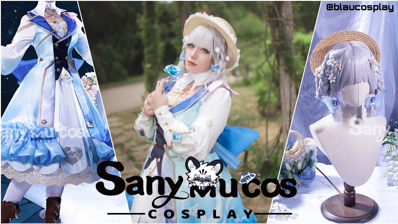 [Review] Ayaka spring skin cosplay and wig from Sanymucos - YouTube