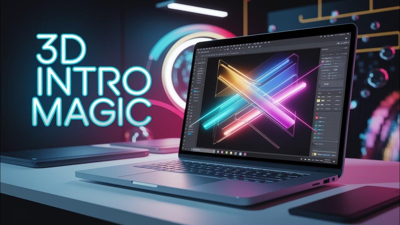 How to create 3d intro video with animation effects without any skill - YouTube